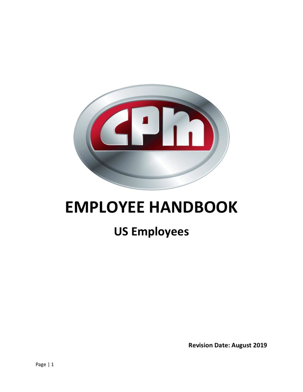 Employee Handbook – CPM – CPM MAM